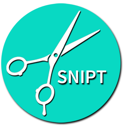 Snipt Hair Cutting App. Available now on the App Store & Google Play.