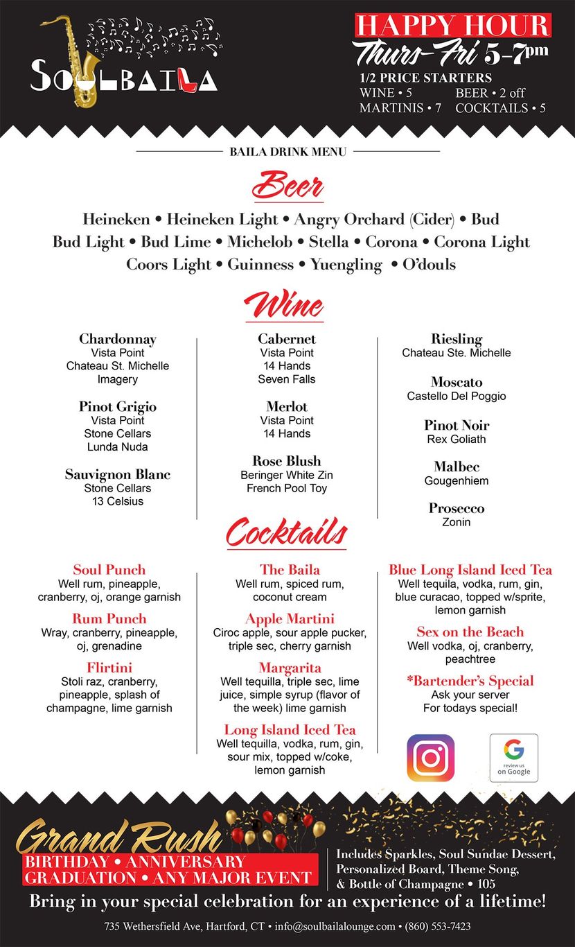 SOUL BAILA - 735 Wethersfield Ave, Hartford, CT