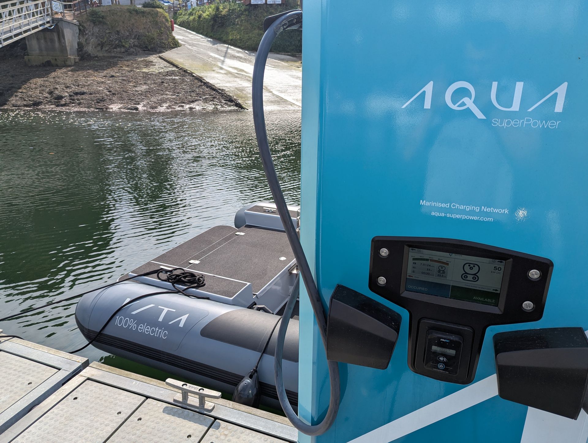Limited grid EV Charging for Marine Applications