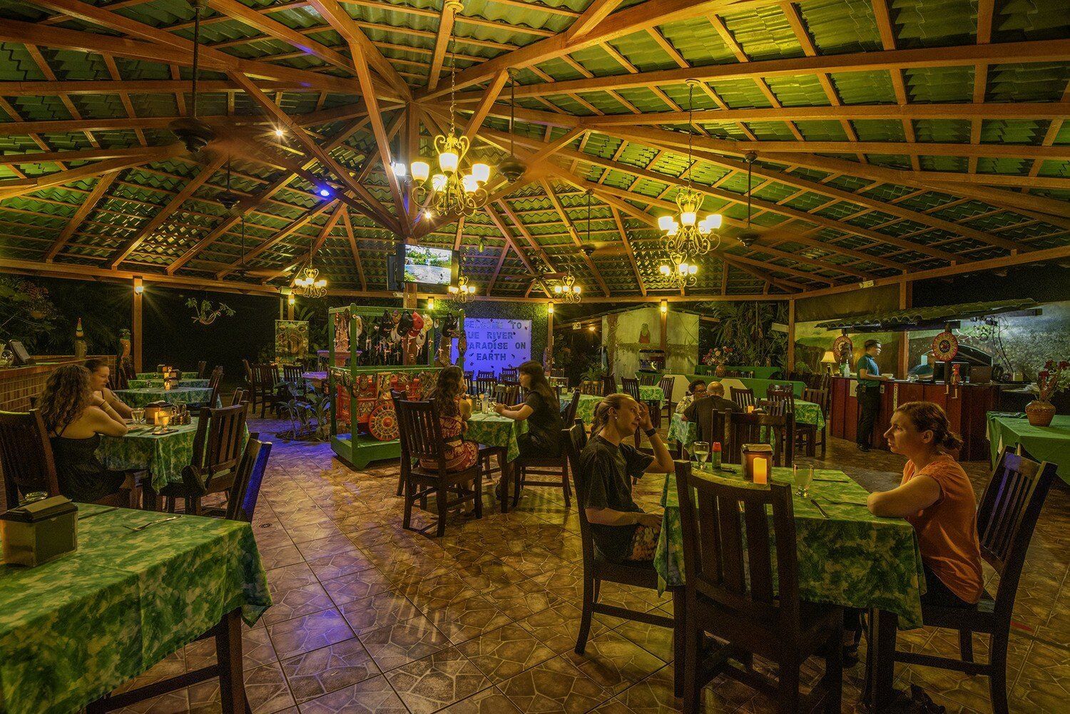Restaurant Dining | Blue River Resort & Spa | Costa Rica
