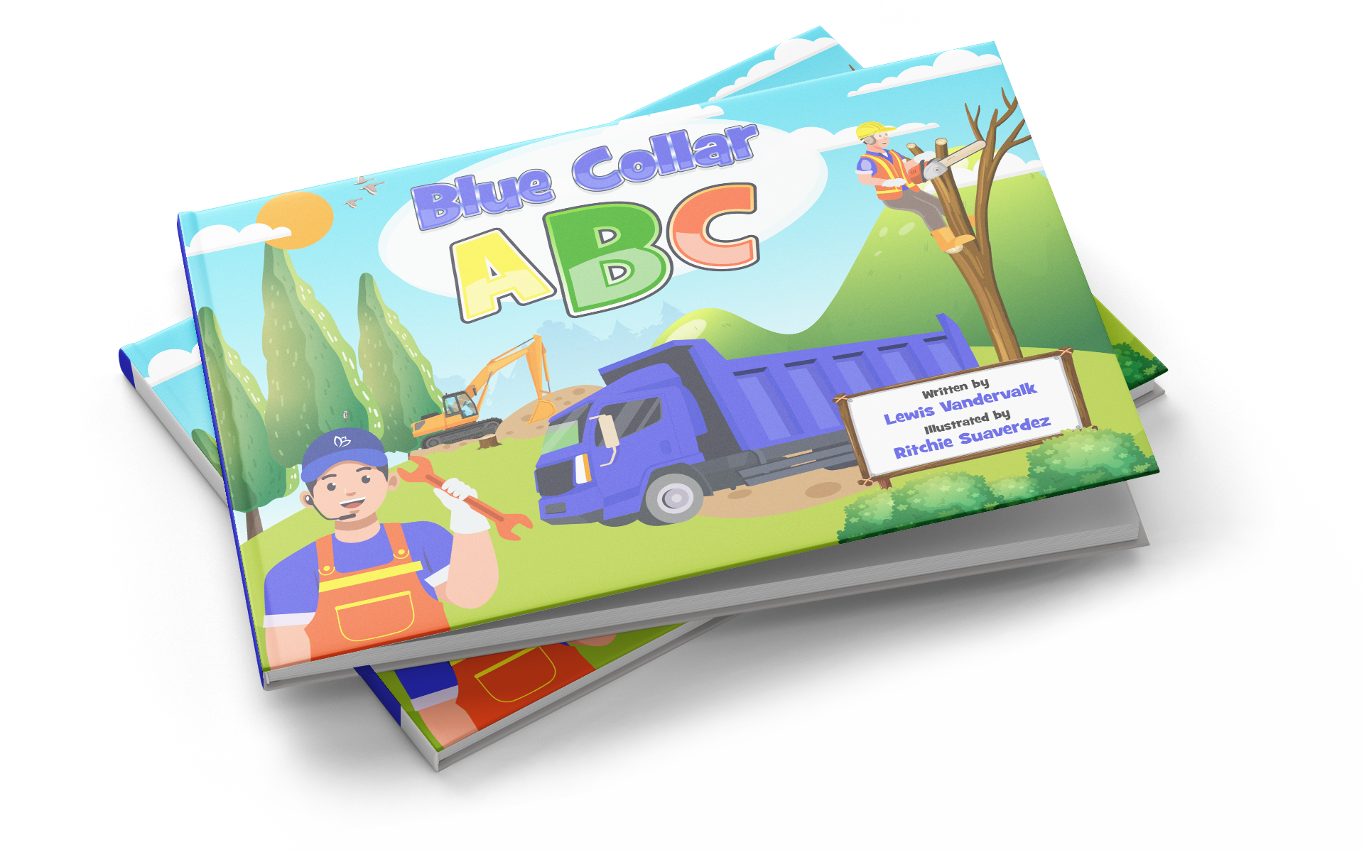 Blue Collar ABC's | Alphabet Book On Tools, Trades, And Vehicles