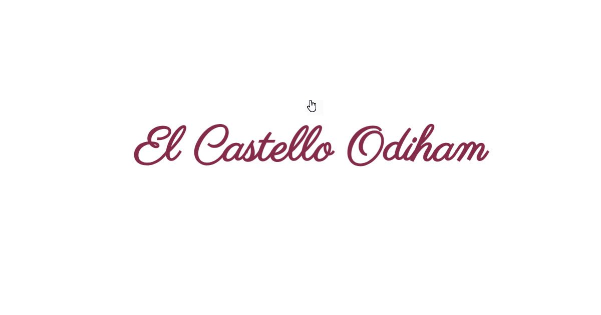 Italian Restaurant | El Castello Odiham