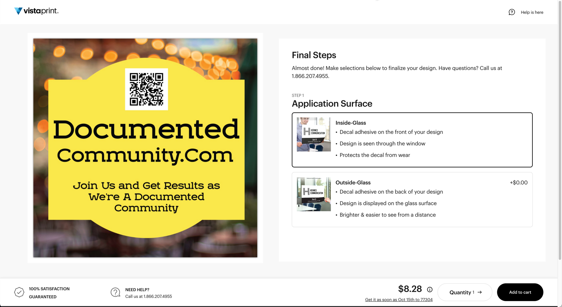 Documented Community Inside Window Sticker Design Idea