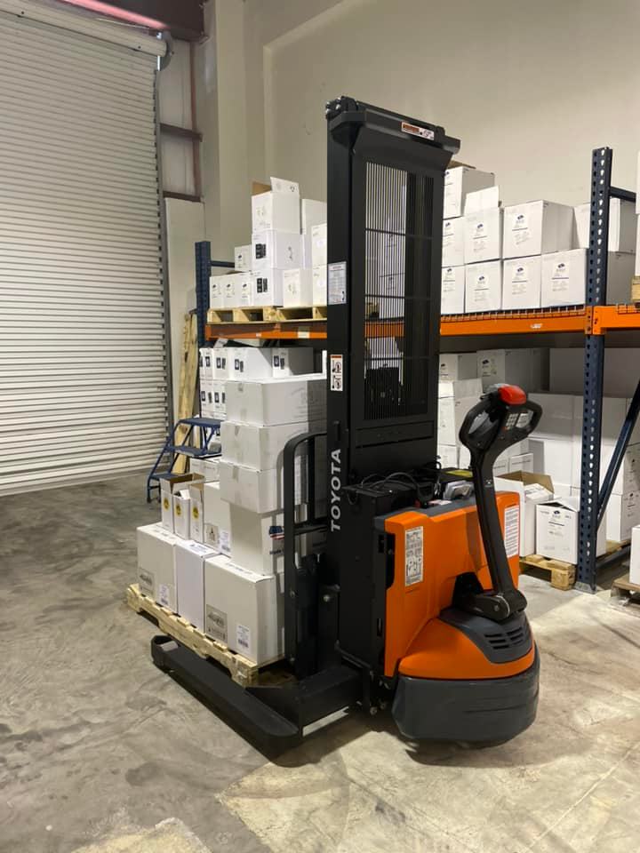 New forklift in action