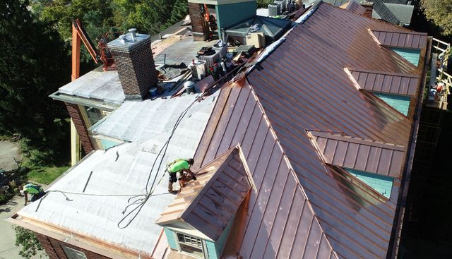 Brass Sheet Metal Roof Green Metal Roofing: Pros, Cons, & Project