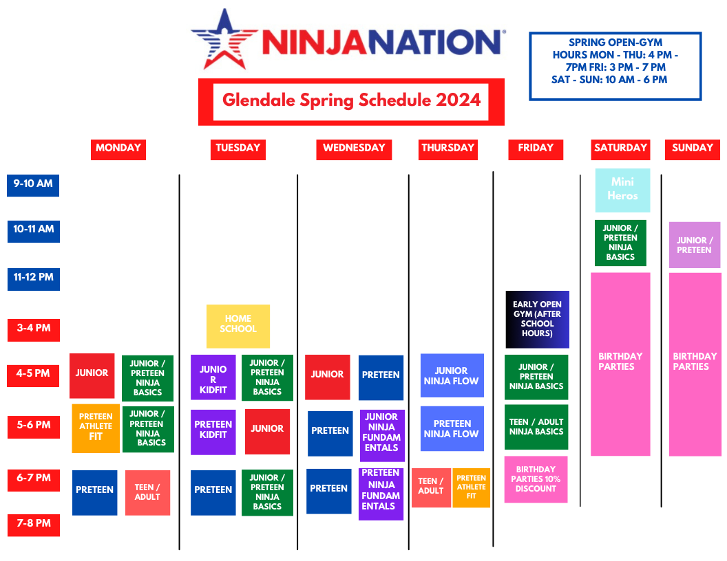 Ninja Nation Classes | Ninja Nation | Glendale, AZ