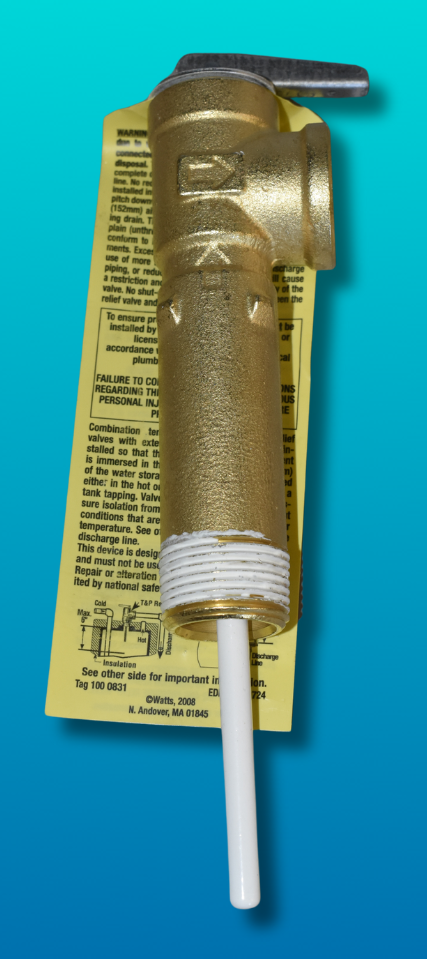 Water Heater T P Temperature and Pressure Relief Valve 101