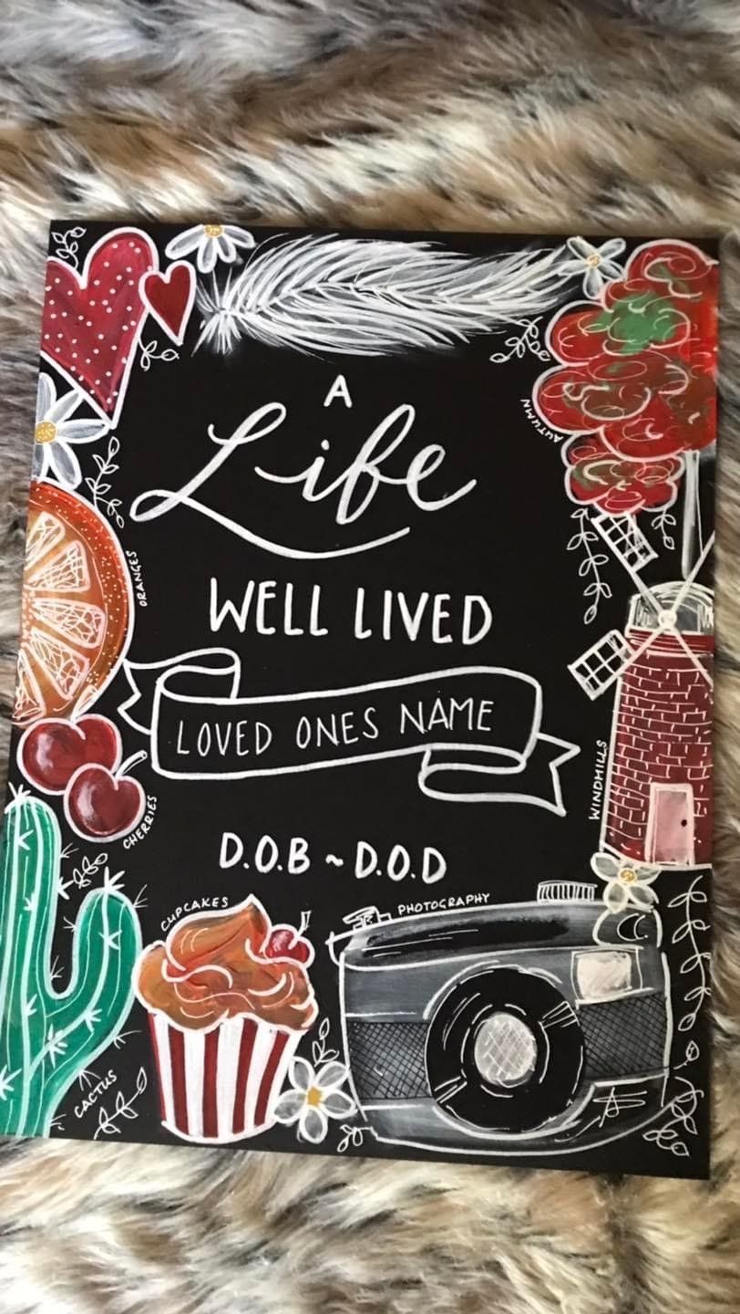 Celebration of Life Boards