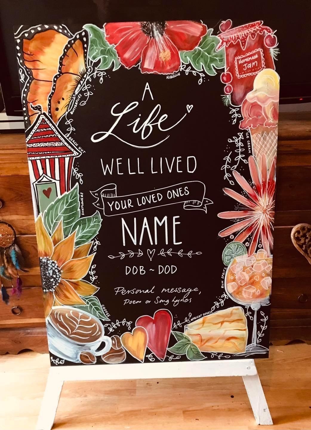 Celebration of Life Boards