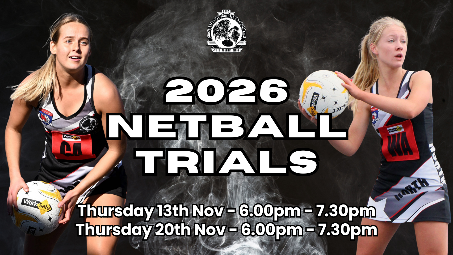 Netball Trials for 2026 season