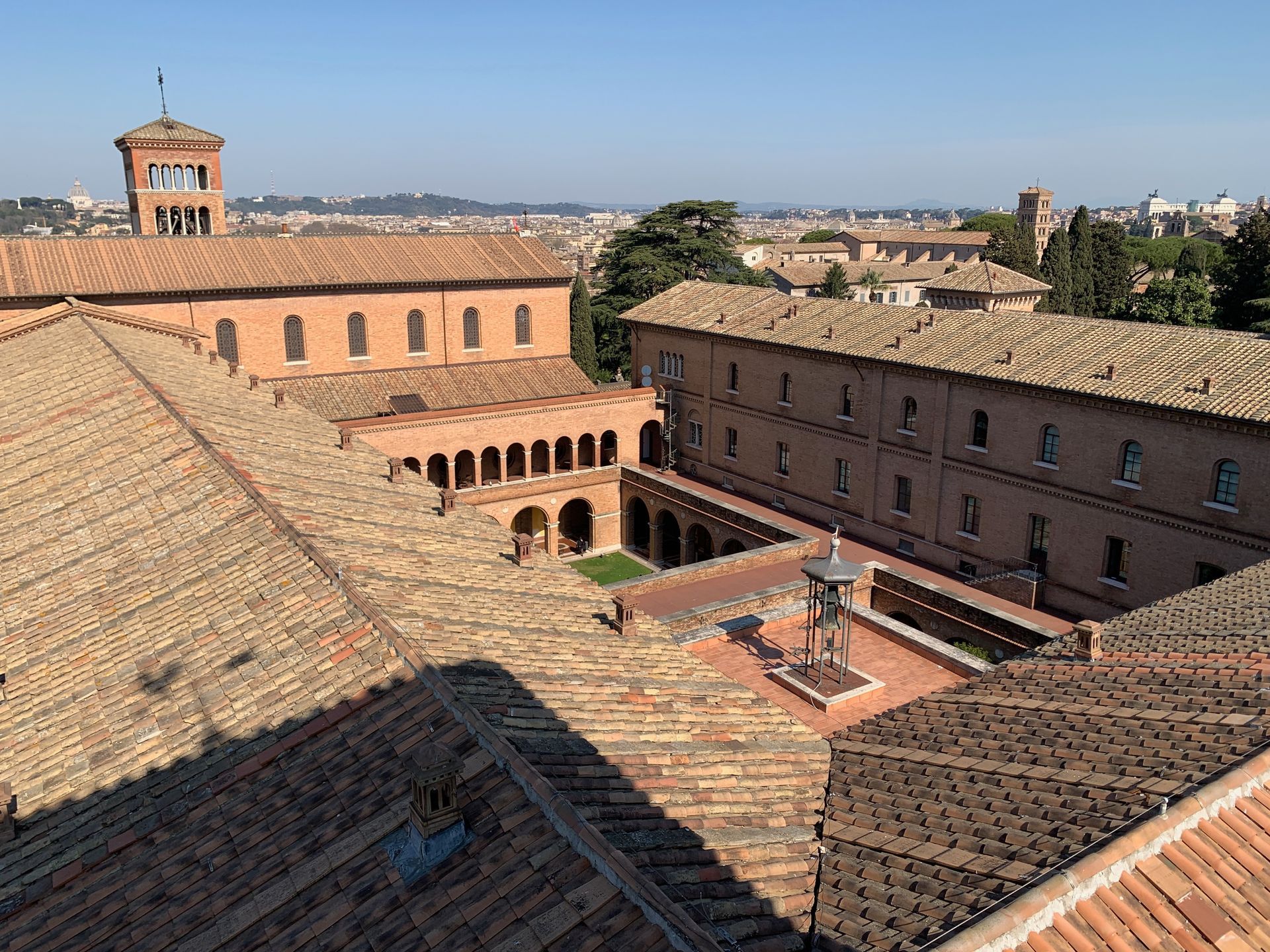 Pope Leo visits the Benedictine Headquarters
