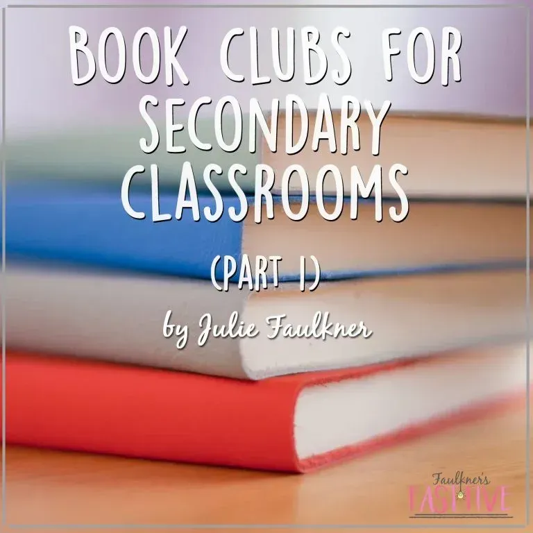 Host a Book Club For Middle & High Students Instead of Lit Circles