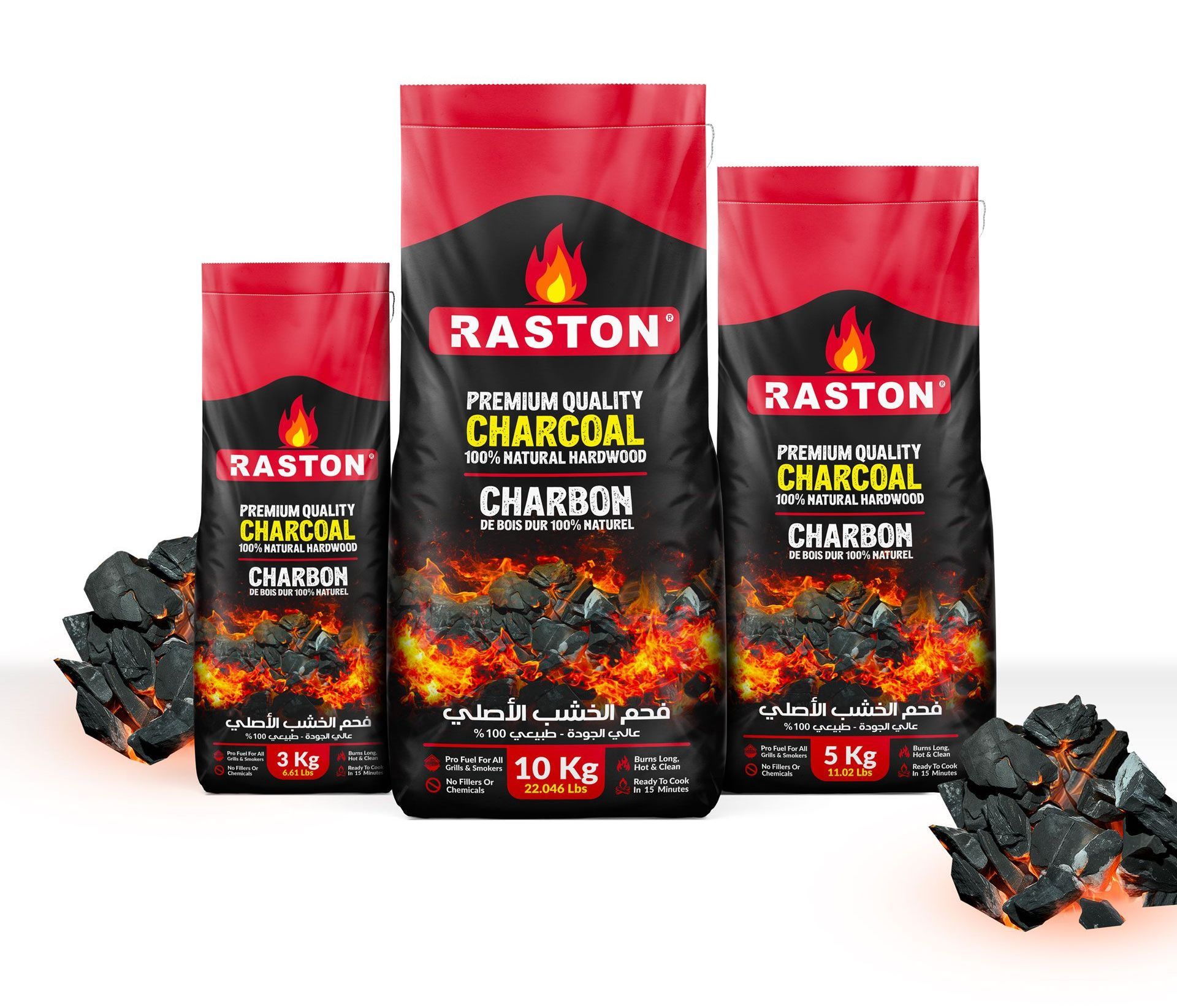 Charcoal And Hardwood | Raston Supply