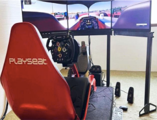 Video game console / racing simulator