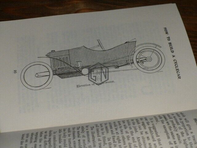 How to Build a cyclecar.