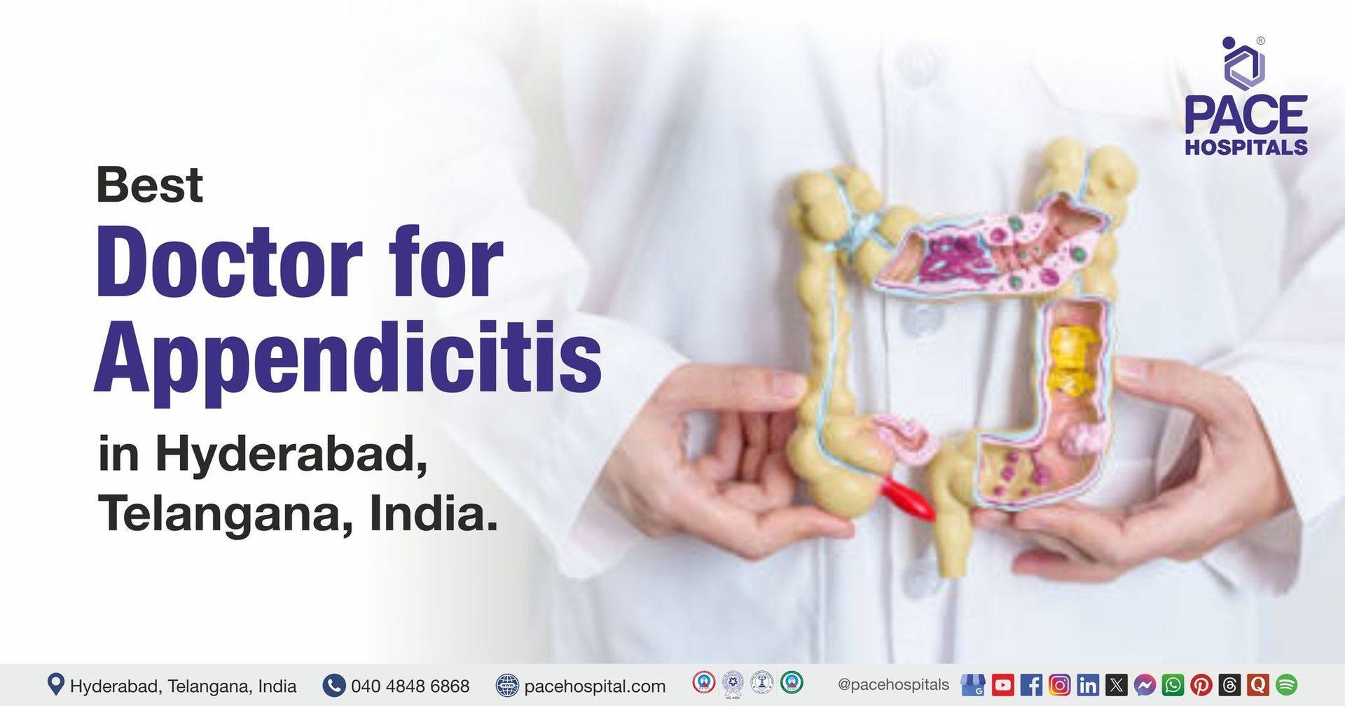 Consult the Best Appendicitis Treatment Doctor in Hyderabad