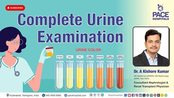Complete Urine Examination (CUE) test explained by Dr. A Kishore