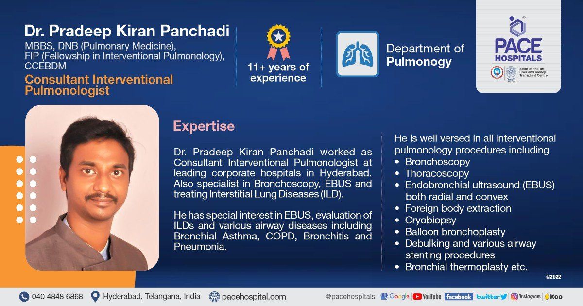 Dr. Pradeep Kiran | Best Pulmonologist in Hyderabad, Lungs Specialist Dr. Pradeep Kiran | Best Pulmonologist in Hyderabad, Lungs Specialist