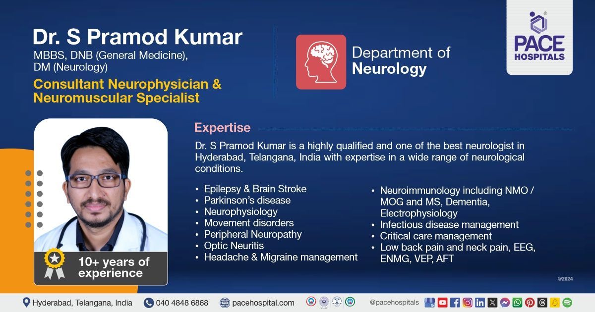 Dr. S Pramod Kumar - Best Neurologist in Hyderabad, Neurophysician