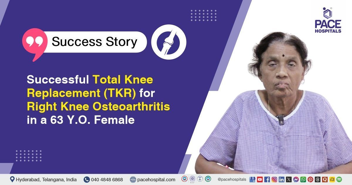Total Knee Replacement (TKR) for Right Knee Osteoarthritis