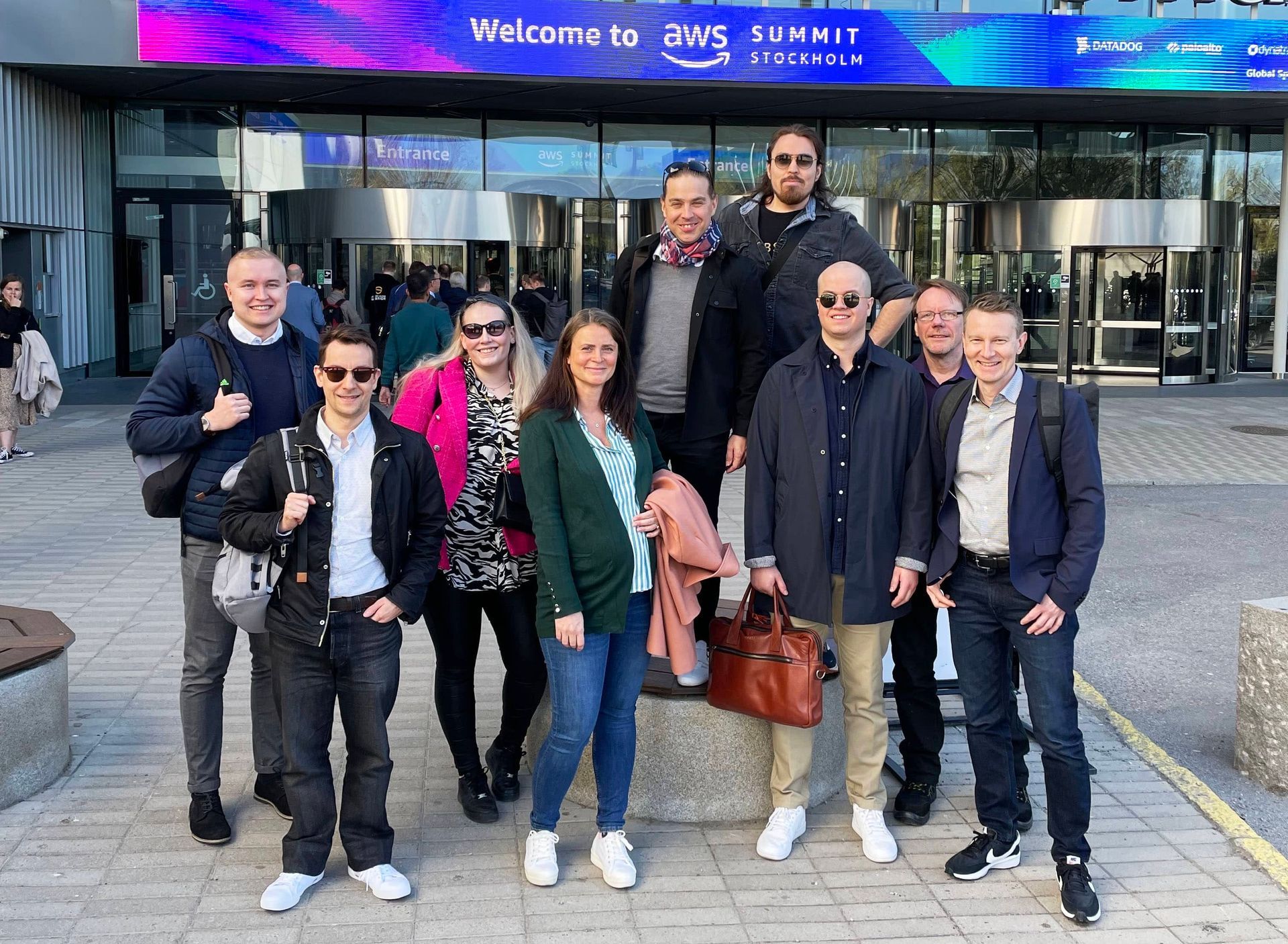 AWS Summit Stockholm 2023 - tunnelmia ja parhaita paloja