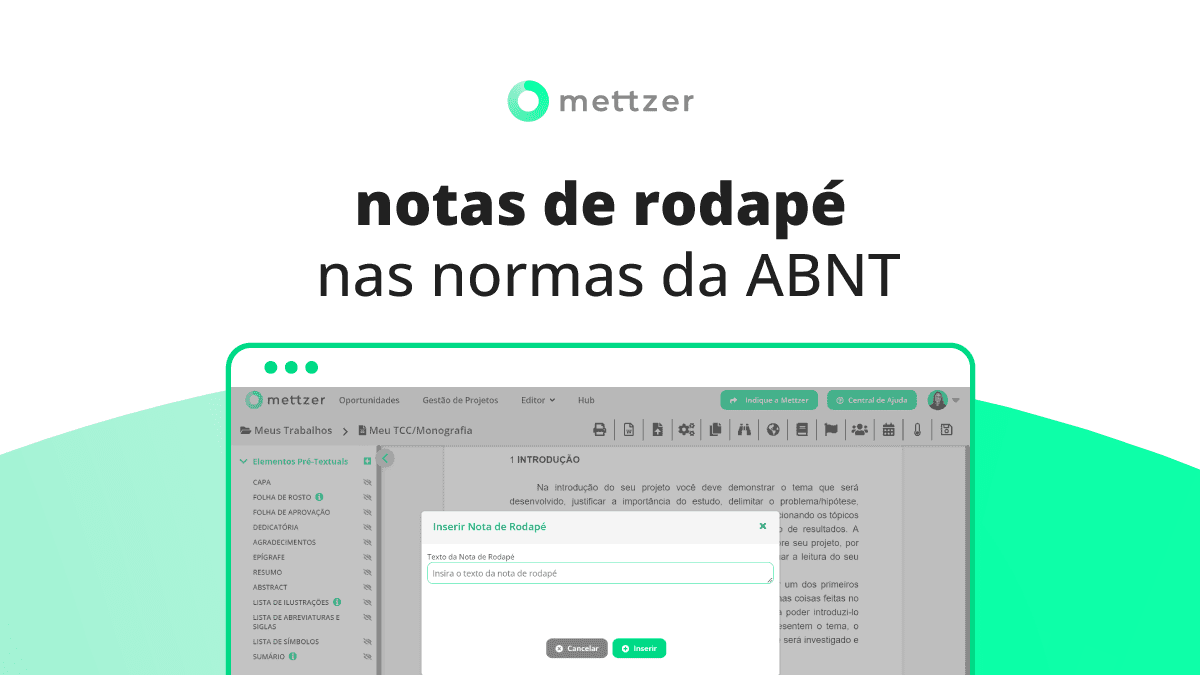 Nota de rodapé: como fazer nas normas da ABNT