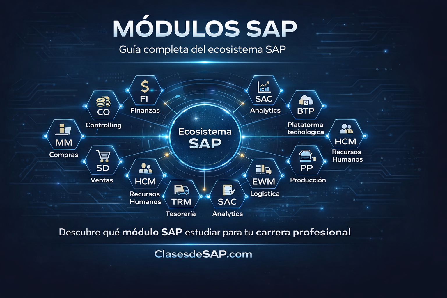 Módulos SAP 2026 | Guía de todos los módulos SAP