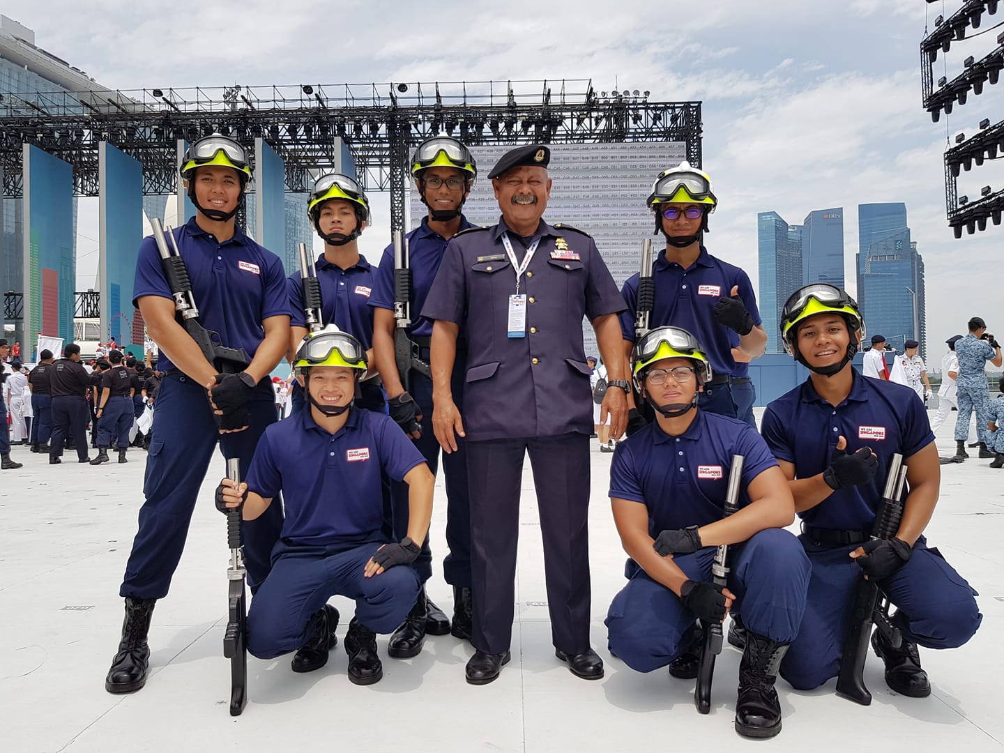 To be a fireman: His first and last job