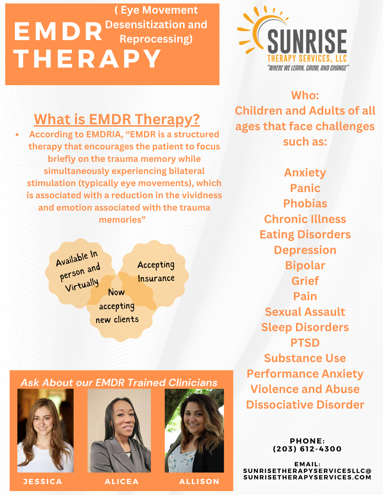 EMDR Therapy Info Sunrise Therapy Services LLC 