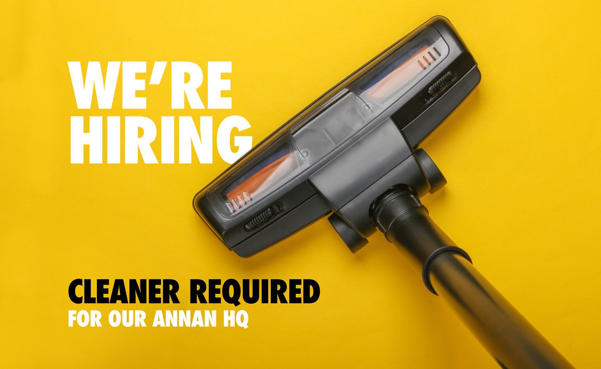 We're hiring: Cleaner