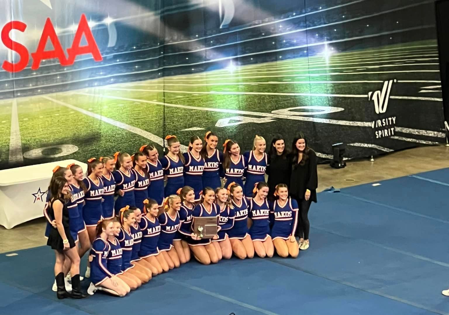 Orange Beach Makos Crowned Alabama 4A Cheer Champions