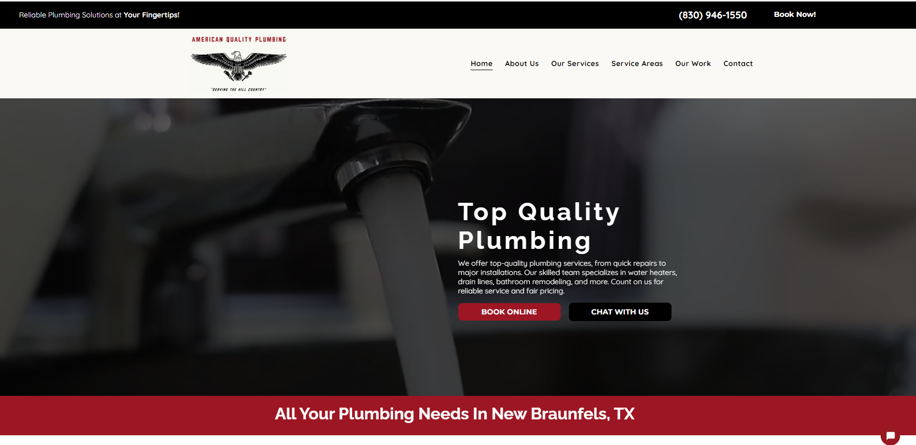 Reliable Plumbing Services in New Braunfels, TX