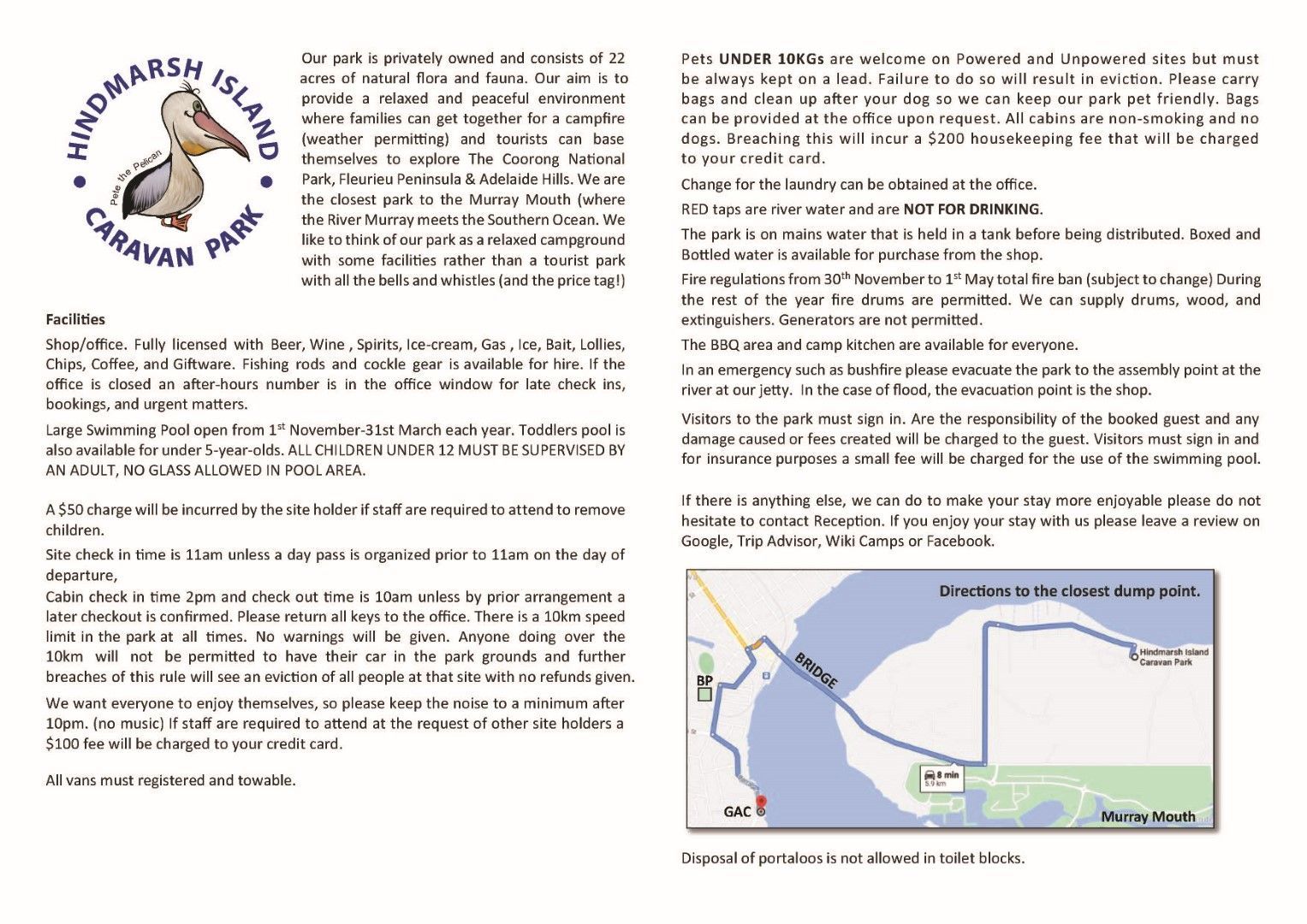 Hindmarsh Island Caravan Park - Hindmarsh Island, SA - Tourist Bookings