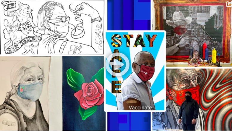 San Antonio artists create murals to increase vaccine awareness