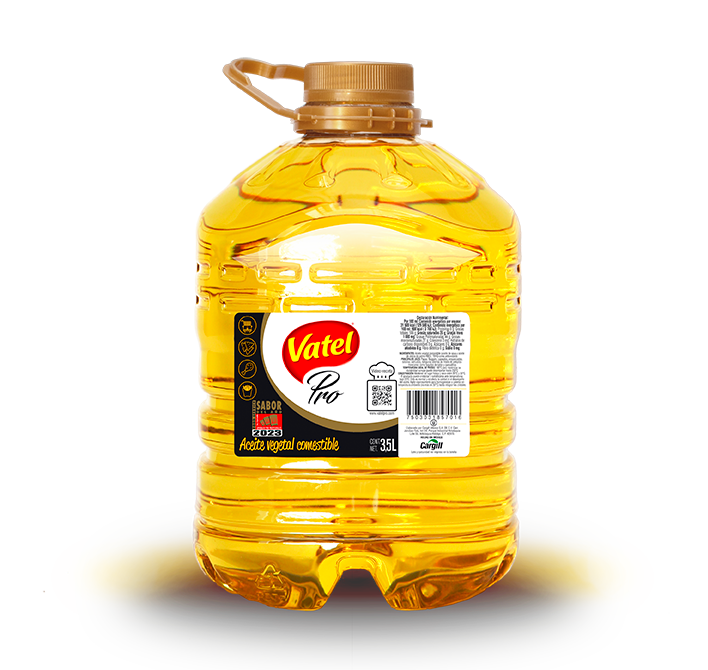 Descubre el aceite vegetal Vatel Pro, el secreto de los chefs para platos irresistibles.
