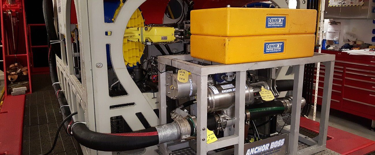 Anchor Boss Suction Anchor Pile Pump | Data Logging | Vortex Dredge