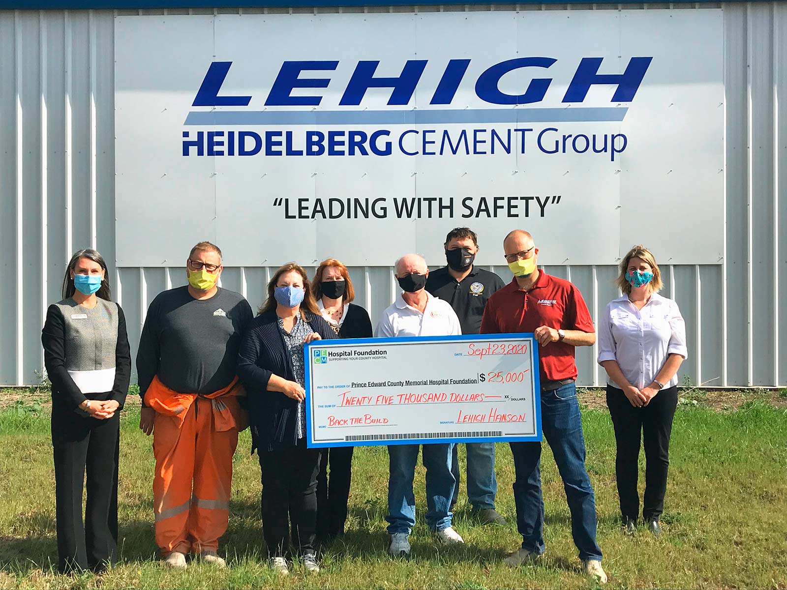 Lehigh Cements Commitment to New Hospital Campaign