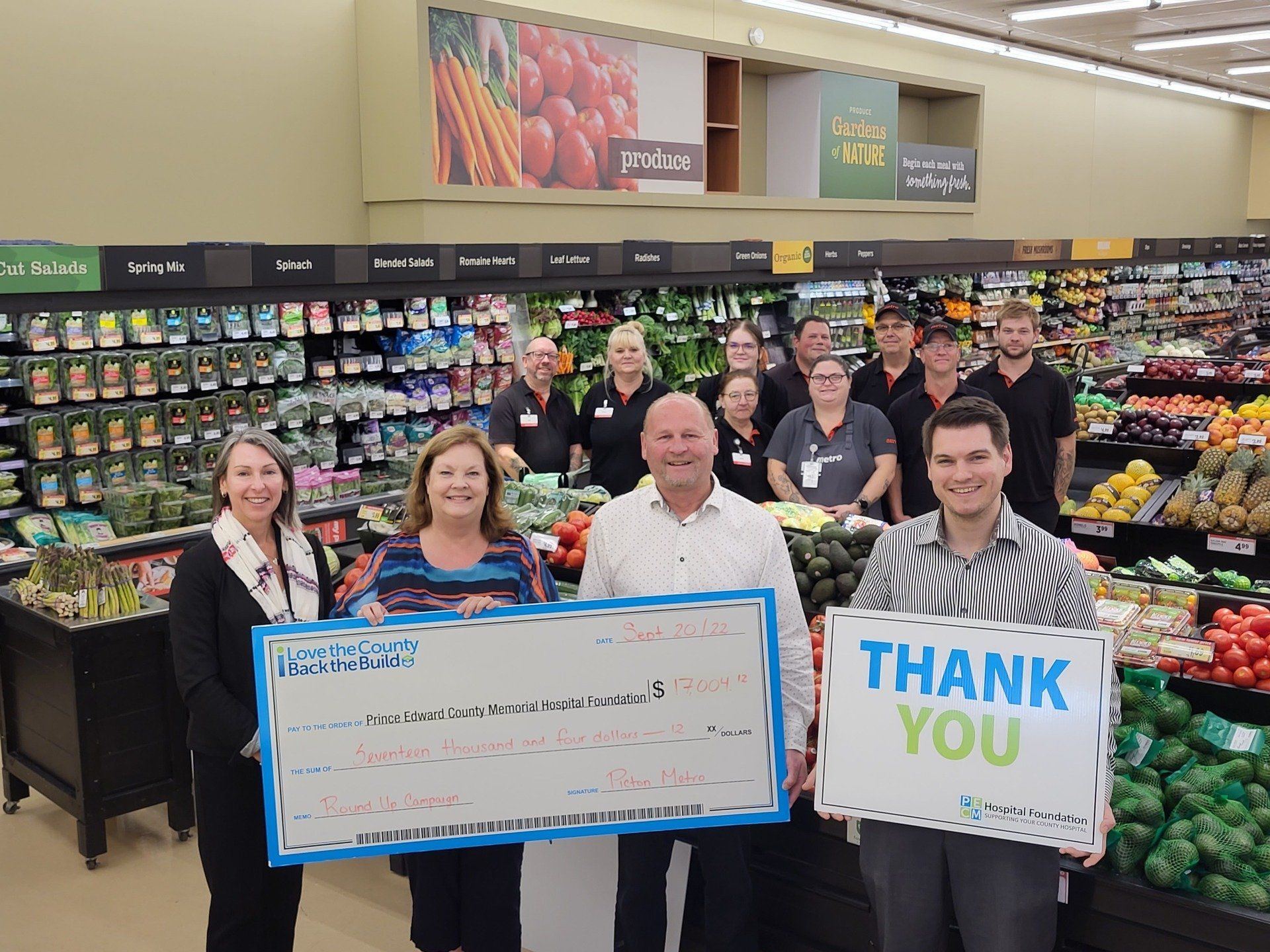 Round Up at the Register at Picton Metro Backs the Build