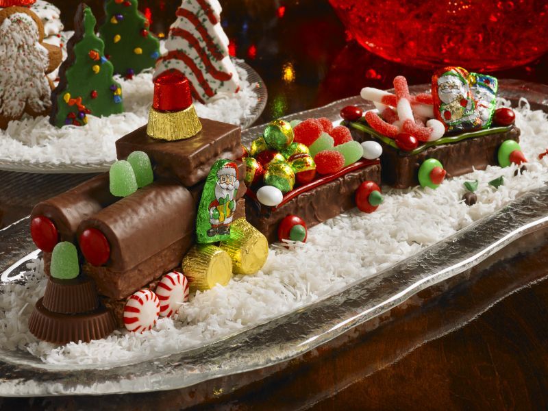 Festive Christmas Train