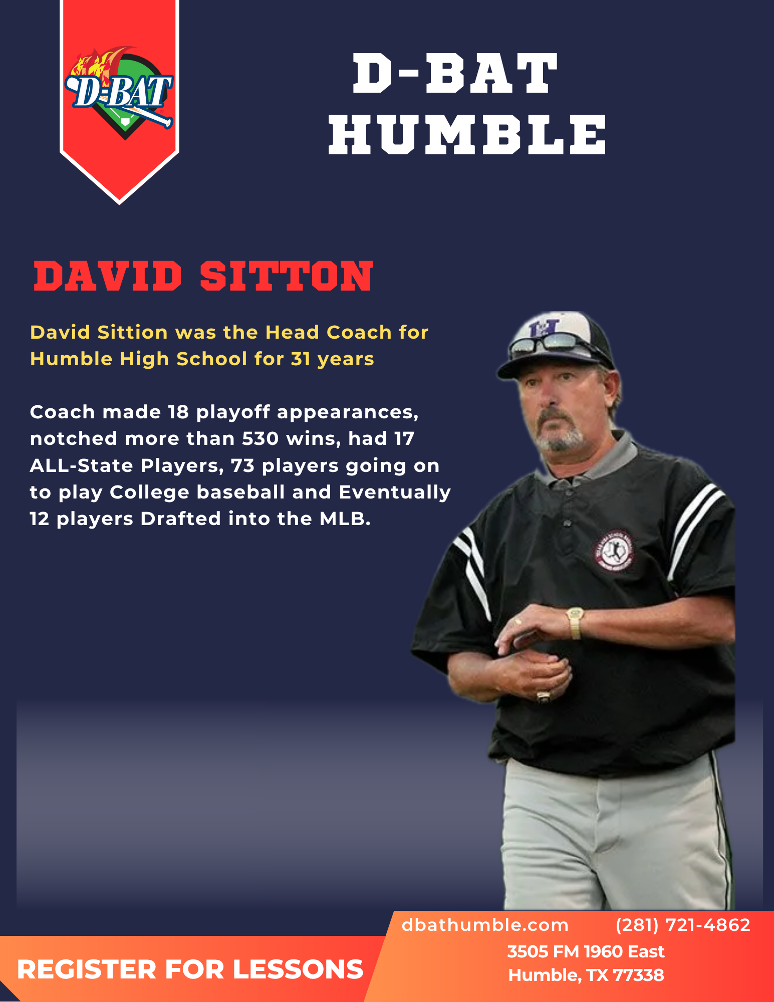 Baseball & Softball Lessons | D-BAT Humble | Humble, TX