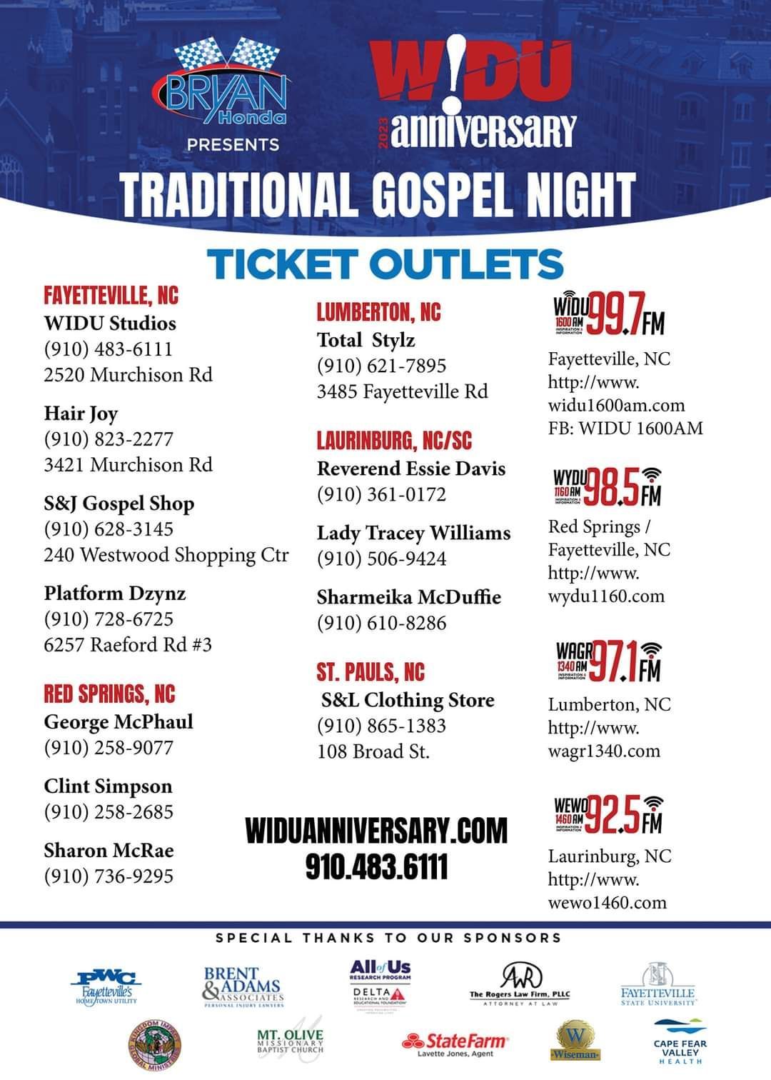 Nationwide Gospel Concerts