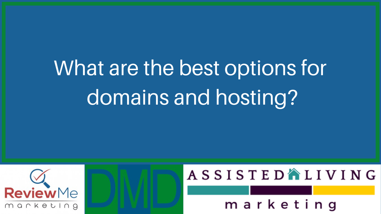 What are the best options for domains and hosting?