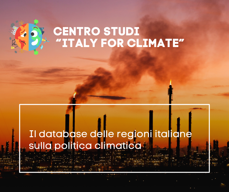 Il nuovo database di Italy for Climate per gestire il percorso verso la neutralità climatica ...