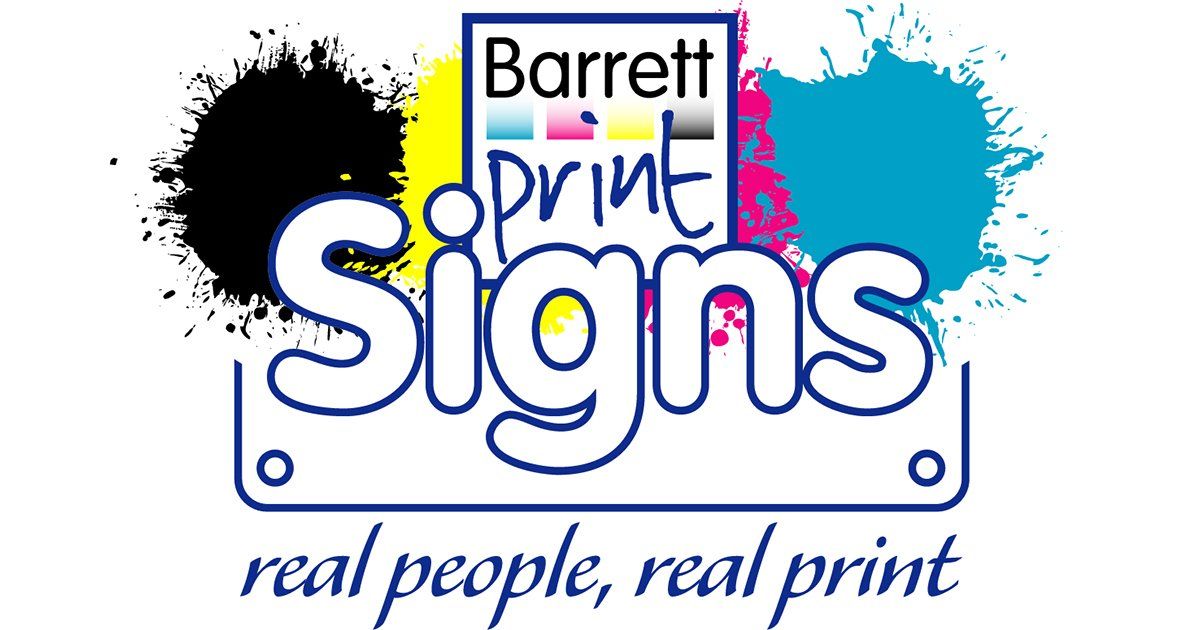 Barrett Print, signs, banners, school signs, hoarding