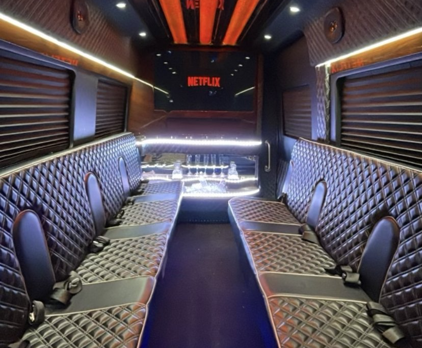 Luxury Mercedes-Benz Sprinter Party Bus | Evolution Limo Service