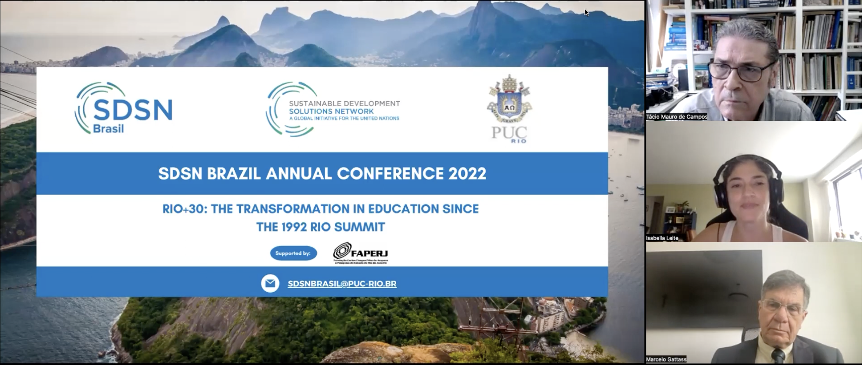 SDSN Brazil hosts its 2022 Annual Conference, RIO+30: The Transformation in Education Since the ...