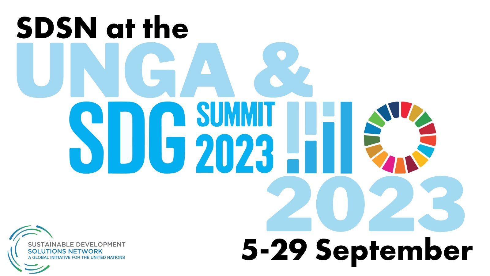 SDSN at the 2023 UN General Assembly & SDG Summit