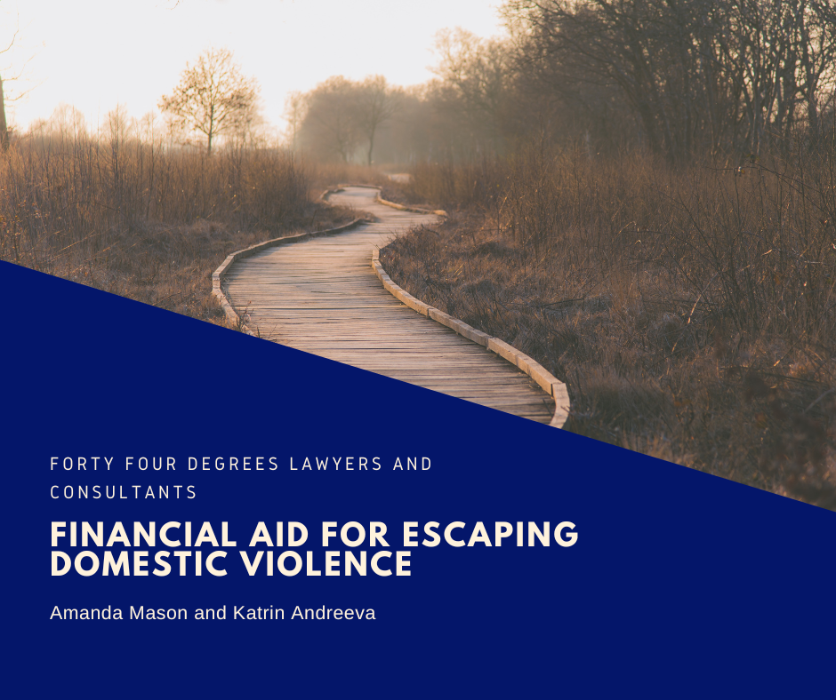 Financial aid for people escaping domestic violence