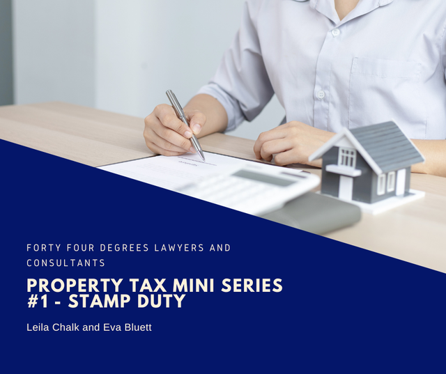 Current Stamp Duty Concession