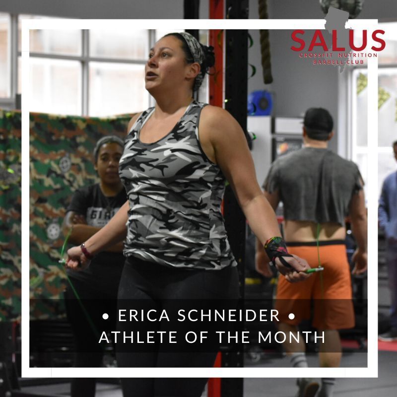 “CrossFit and the Salus community cures a bad day.” ~Erica Schneider